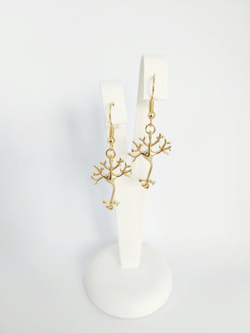 Neuron Earrings – Silver Science