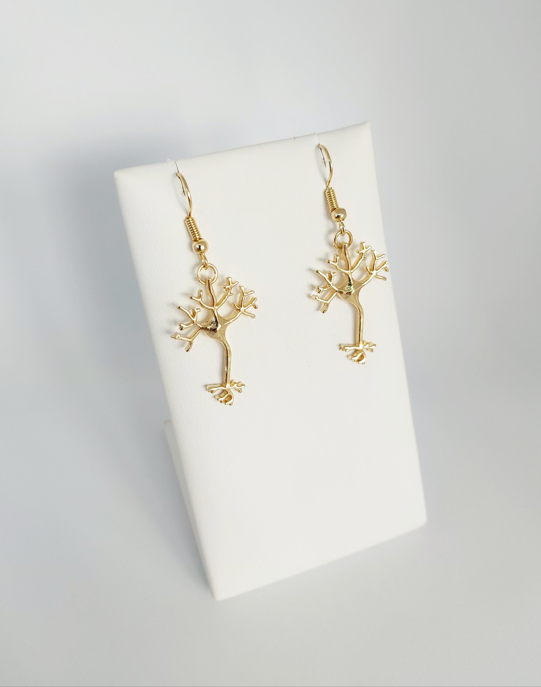 Neuron Earrings – Silver Science